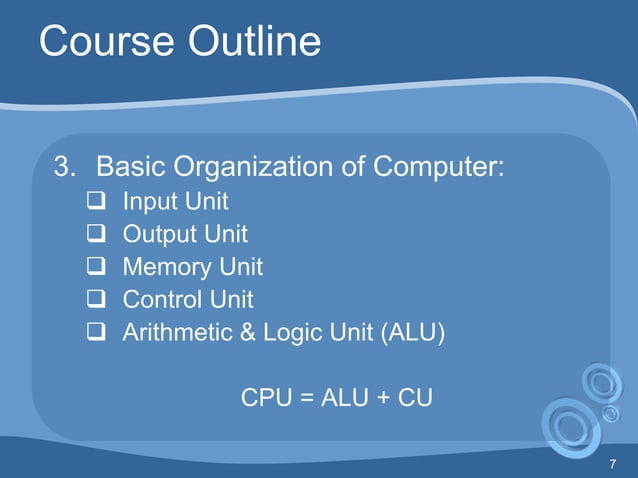 introduction to computer: Lec 1 orientation | PPT