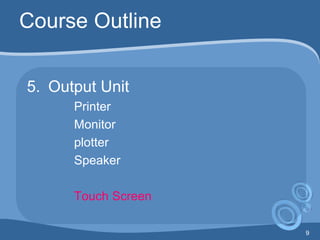 introduction to computer: Lec 1 orientation | PPT