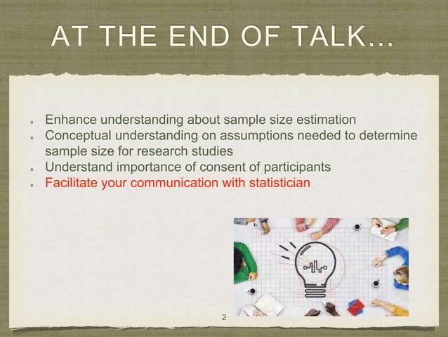 SAMPLE SIZE, CONSENT, STATISTICS | PPT
