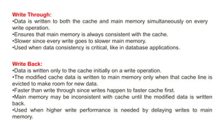 cache memory and types of cache memory, | PPTX