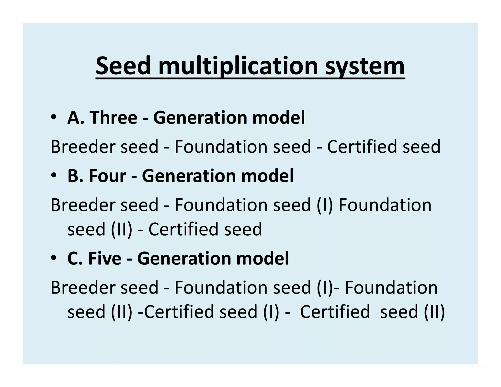 Seed and seed technology | PDF