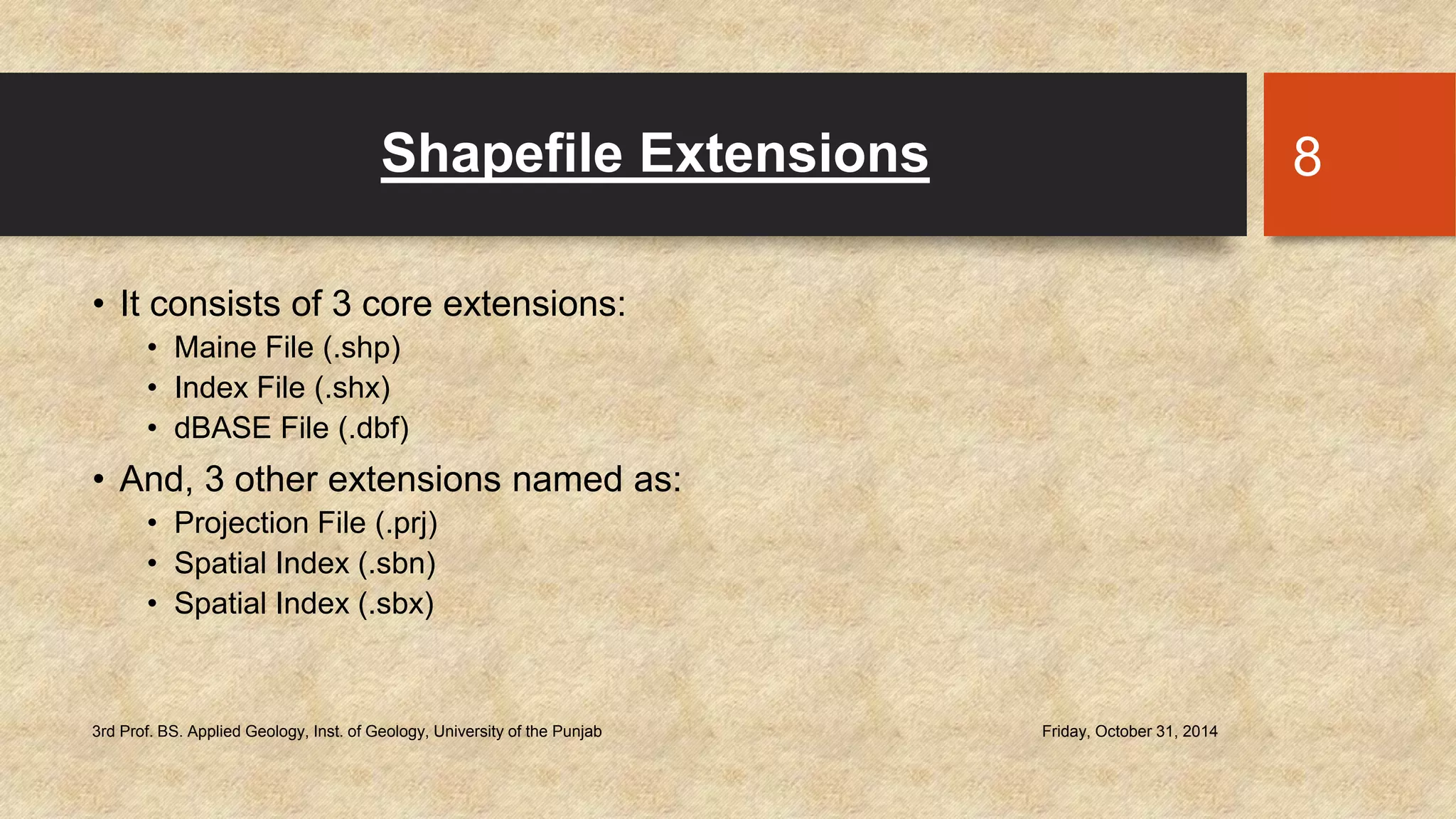 Lec_1_Shapefile | PPTX