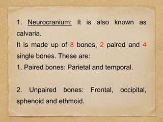 Lecture 1 skull chapter (1) | PPTX