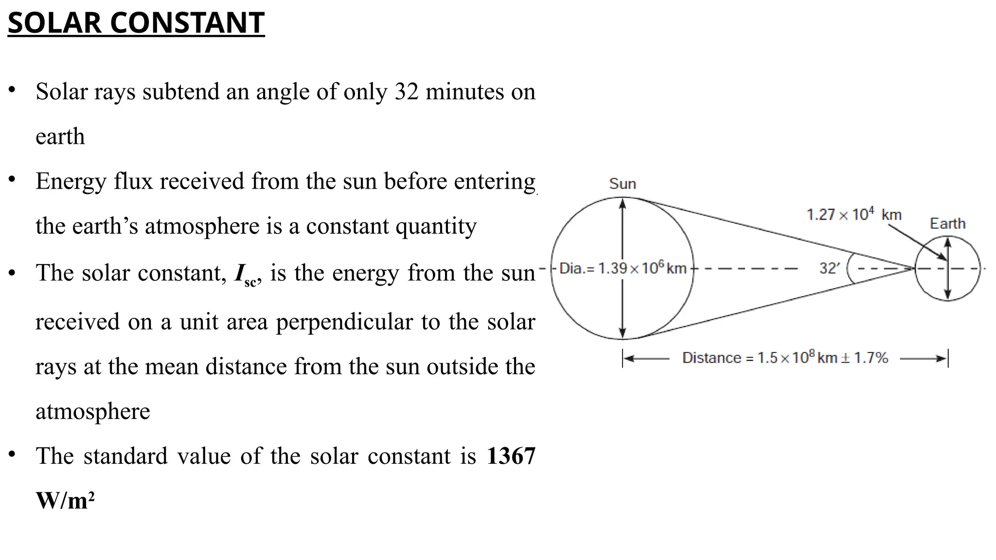 Solar Energy: SOLAR CONSTANT, SPECTRAL DISTRIBUTION, TERRESTRIAL SOLAR RADIATION | PPTX