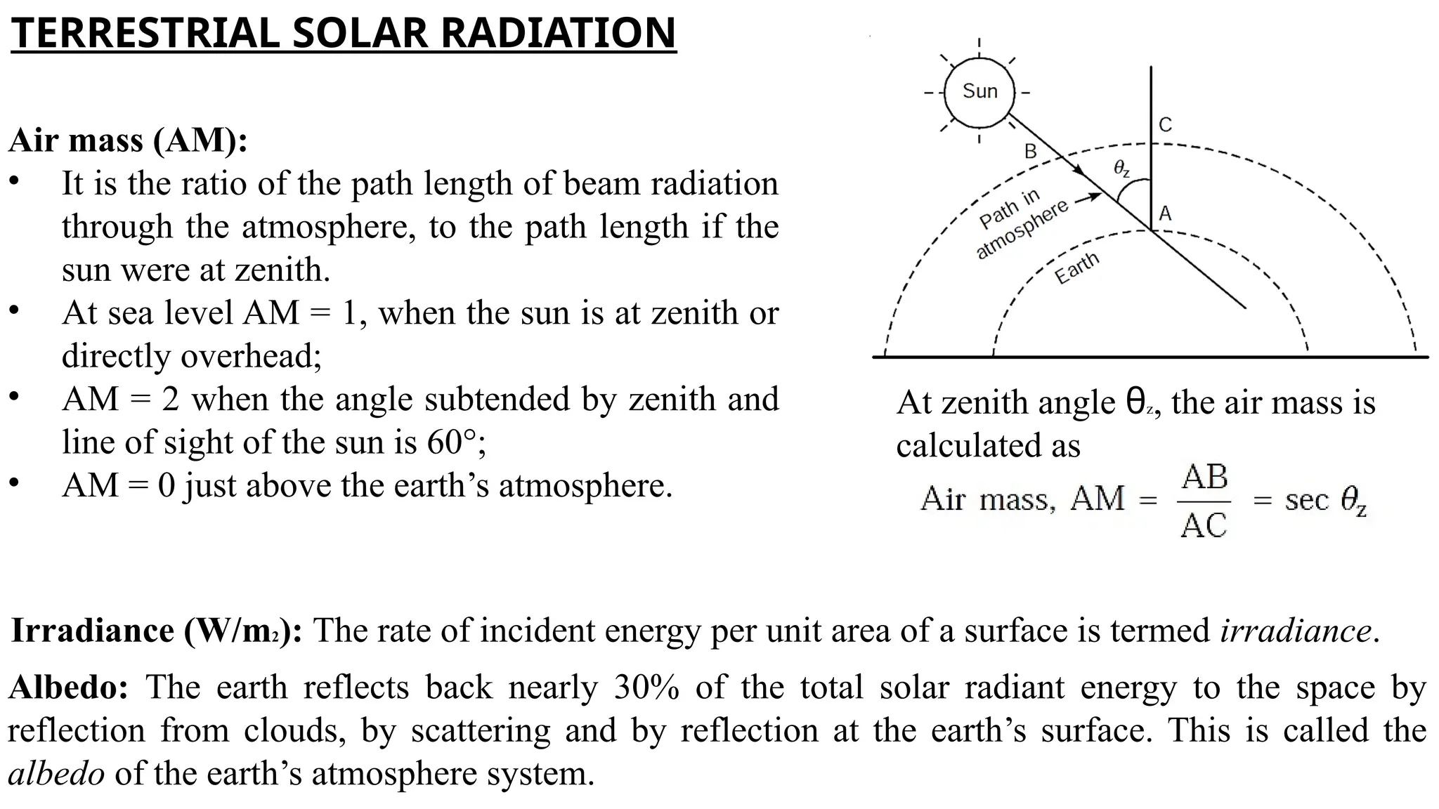 Solar Energy: SOLAR CONSTANT, SPECTRAL DISTRIBUTION, TERRESTRIAL SOLAR ...