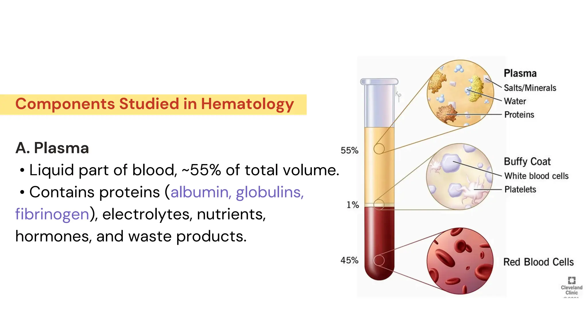 Introduction to hematology blood components | PDF