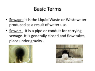 Lec 1 (wastewater collection system) | PPTX