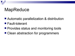 Mapreduce: Theory and implementation | PPT | Programming Languages | Computing