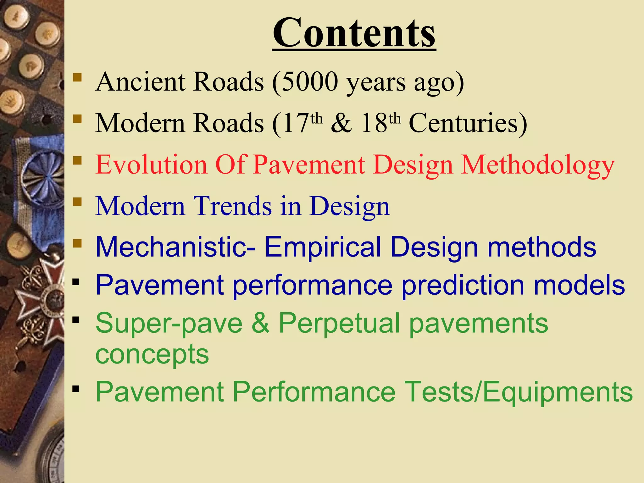 Modern Trends In Pavement Design | PPT