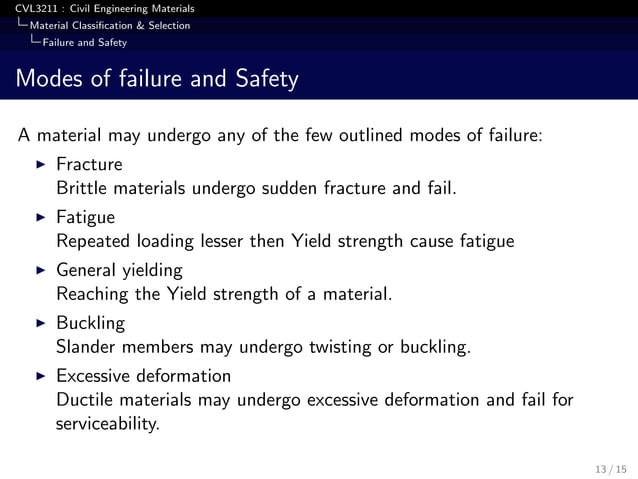 Lecture on Basic Material Classification | PPT