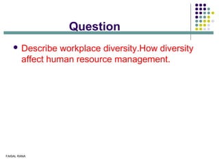 how to describe the workplace diversity? | PPT | Human Resources | Business