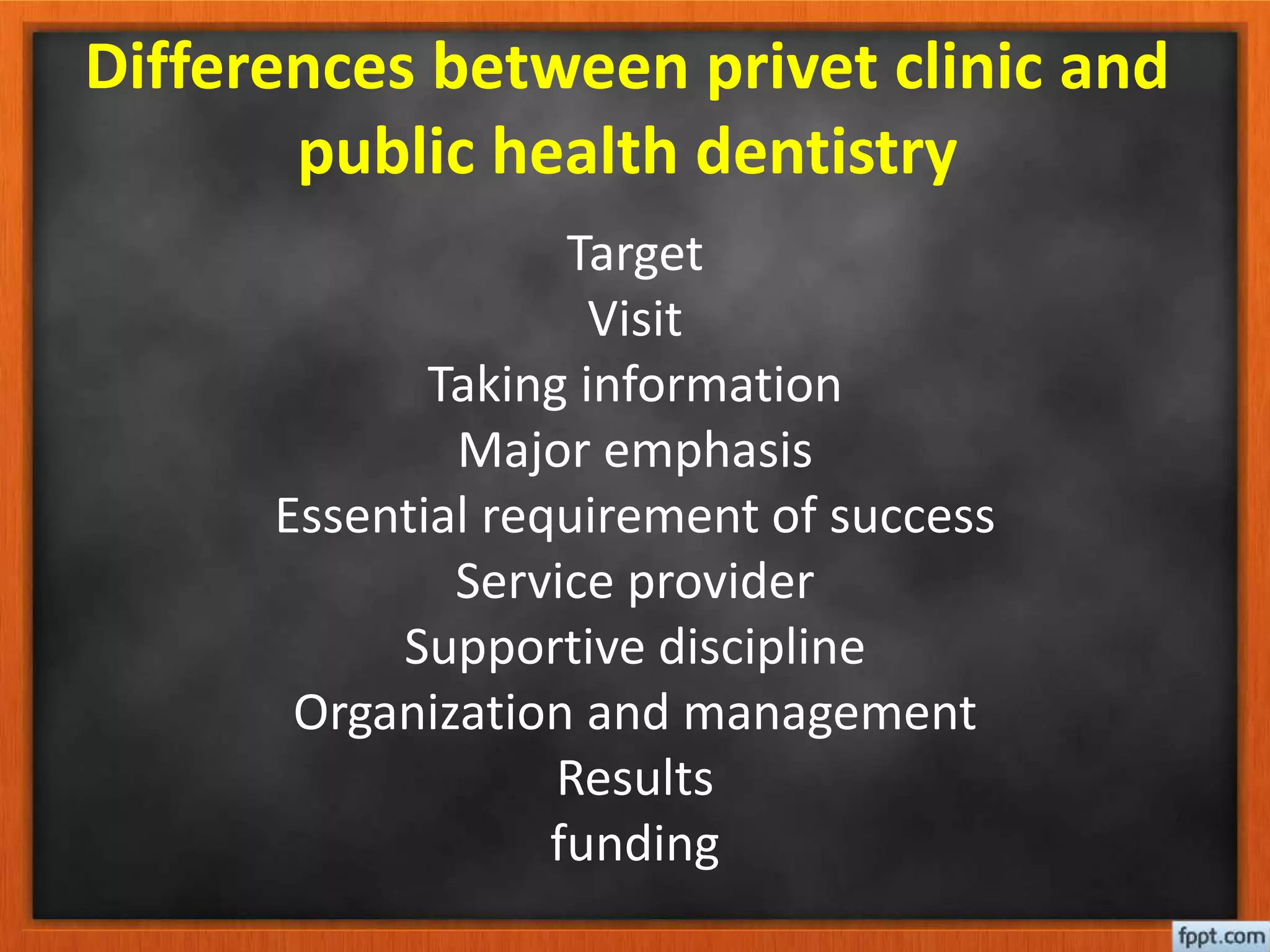 COMMUNITY DENTISTRY LECTURE 2 | PPTX