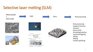 Lecture: overview of commercial SLM machines and materials | PPTX ...