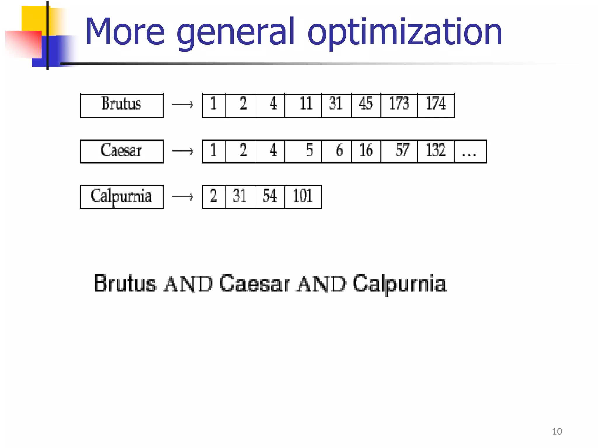 Query Processing in IR | PPT