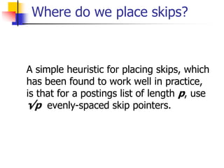 Query Processing in IR | PPT