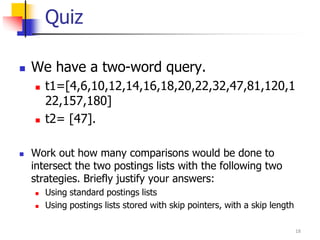Query Processing in IR | PPT