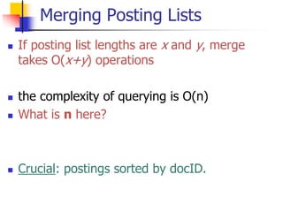 Query Processing in IR | PPT