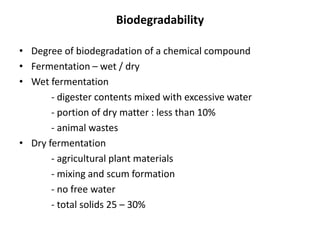 Biodegradation and biodegradability of substrate | PPTX
