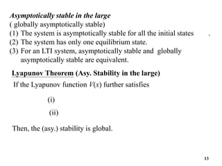 lec_2 for stability of control system .pptx | Physics | Science