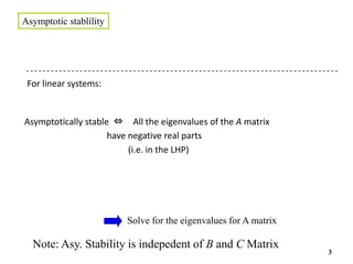 lec_2 for stability of control system .pptx | Physics | Science