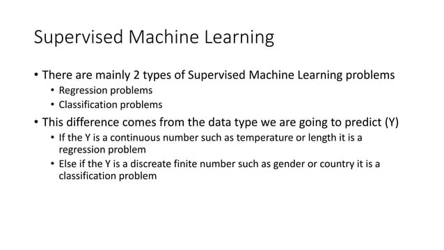 Lecture 2 Introduction To Machine Learning A Lecture In Subject