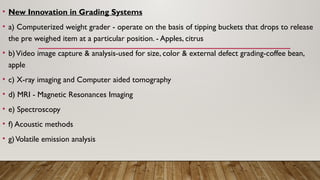 lecture about Precooling, Sorting and Grading for post harvested filed ...