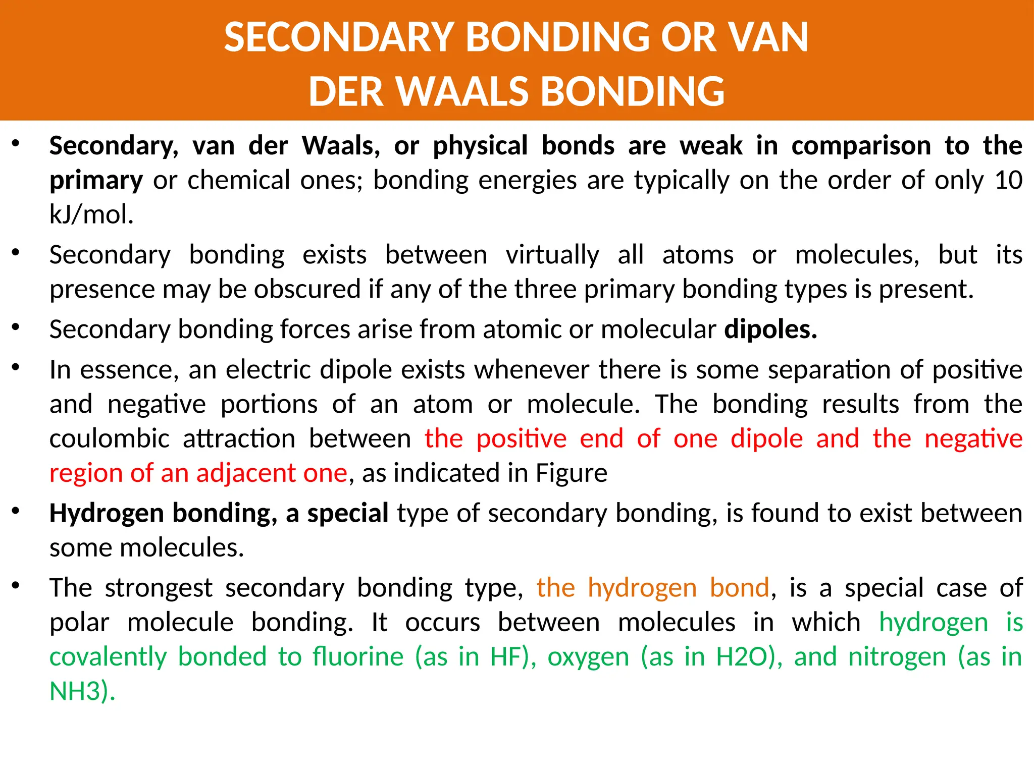 atomic bonding and its effects for material science engineering | PPTX