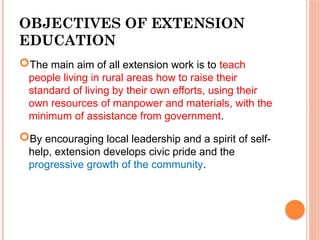 Lec 2 Pptx Objective And Principles Of Extension Pptx