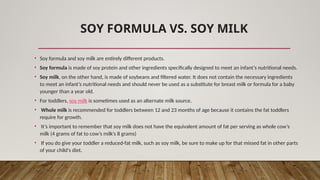 Infant/Baby milk formulas, Growing-up milk toddler milk | PPTX