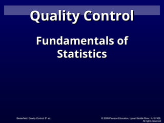 Lec 2.ppt QUALITY CONTROL MECHANICAL ENGINEERING | PPT