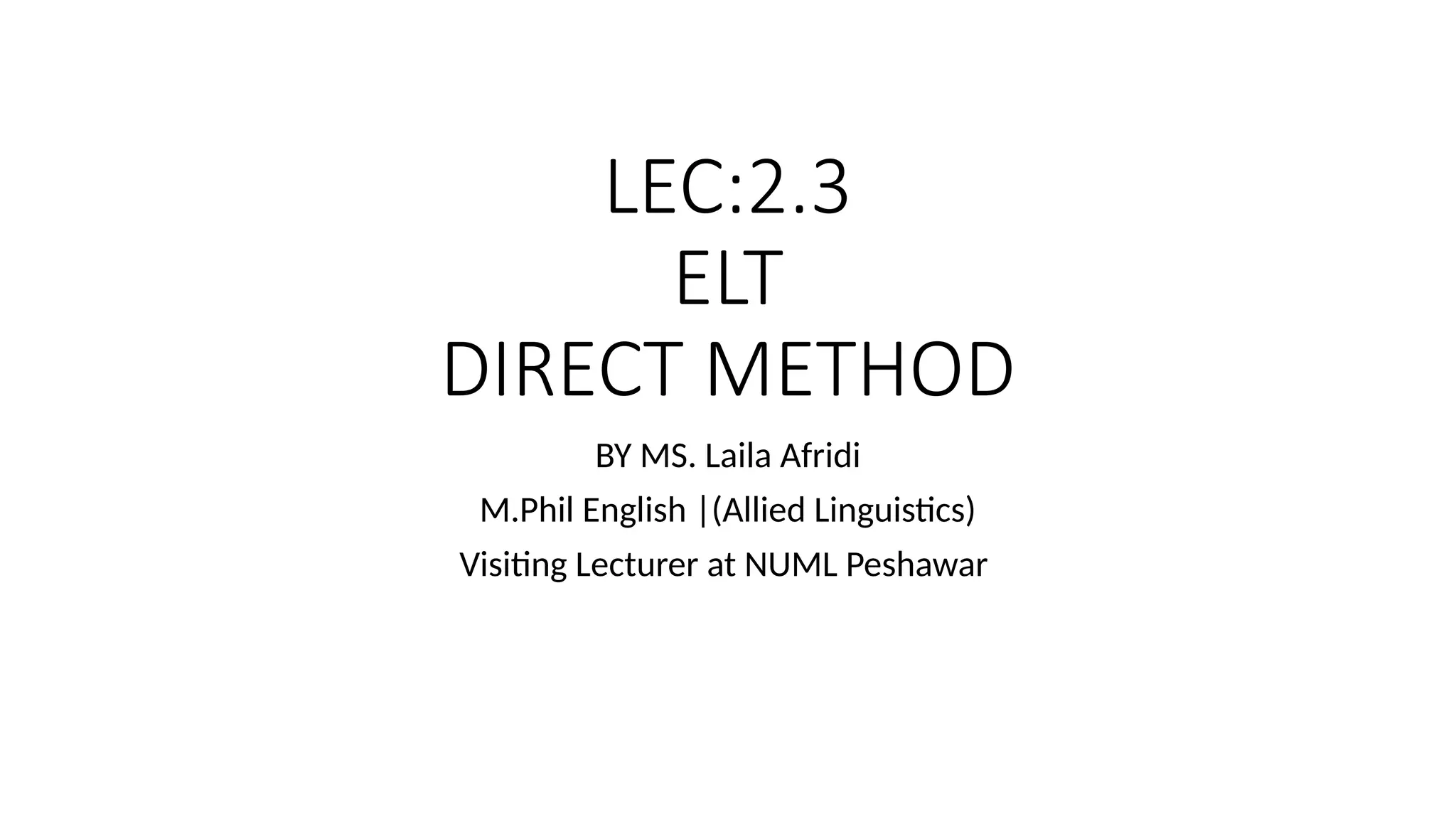LEC 2.3 CLT PPP DM.pptx for BS students of English | PPTX