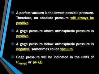 Pressure and Manometers | PPT