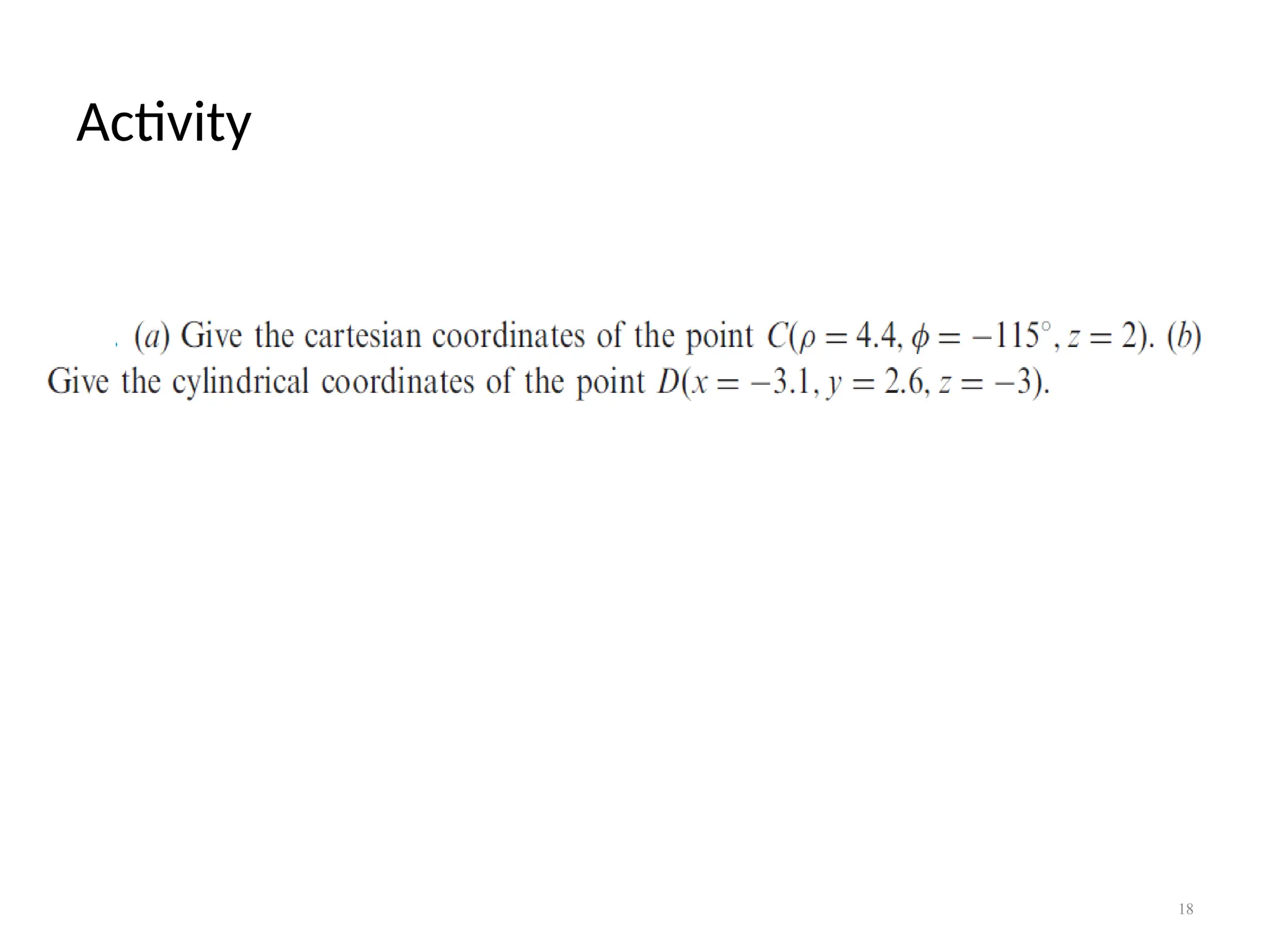 Review of co ordinate systemsReview of co ordinate systems | PPT