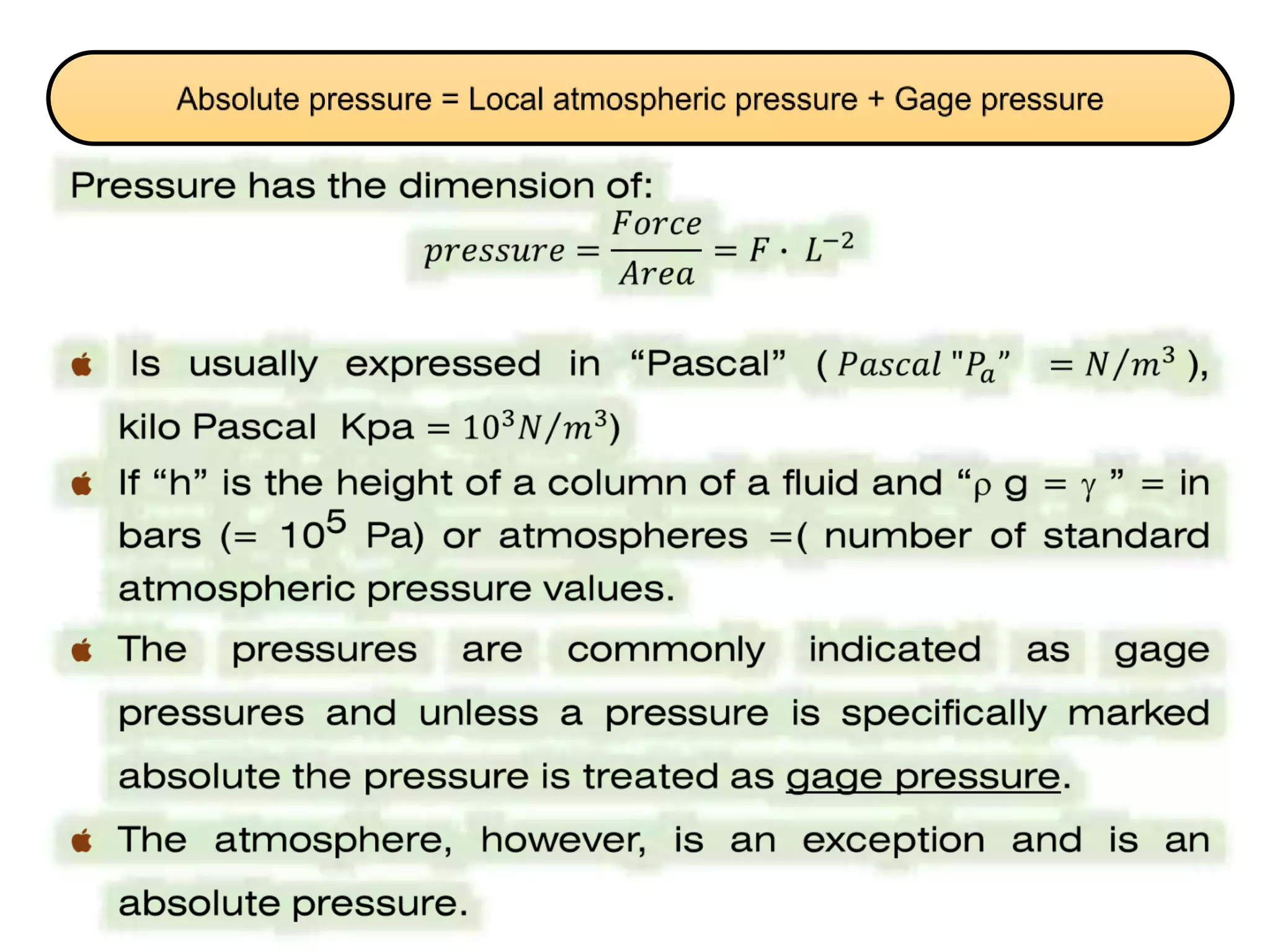 Pressure and Manometers | PPT
