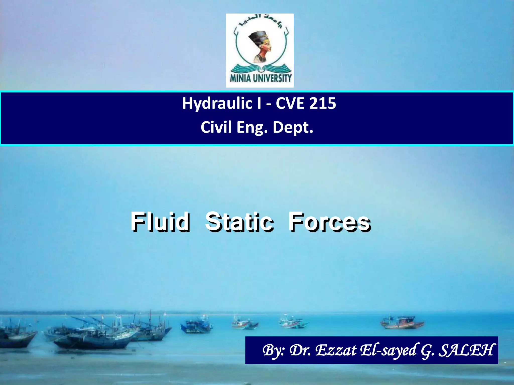 Fluid Static Forces | PPTX | Physics | Science
