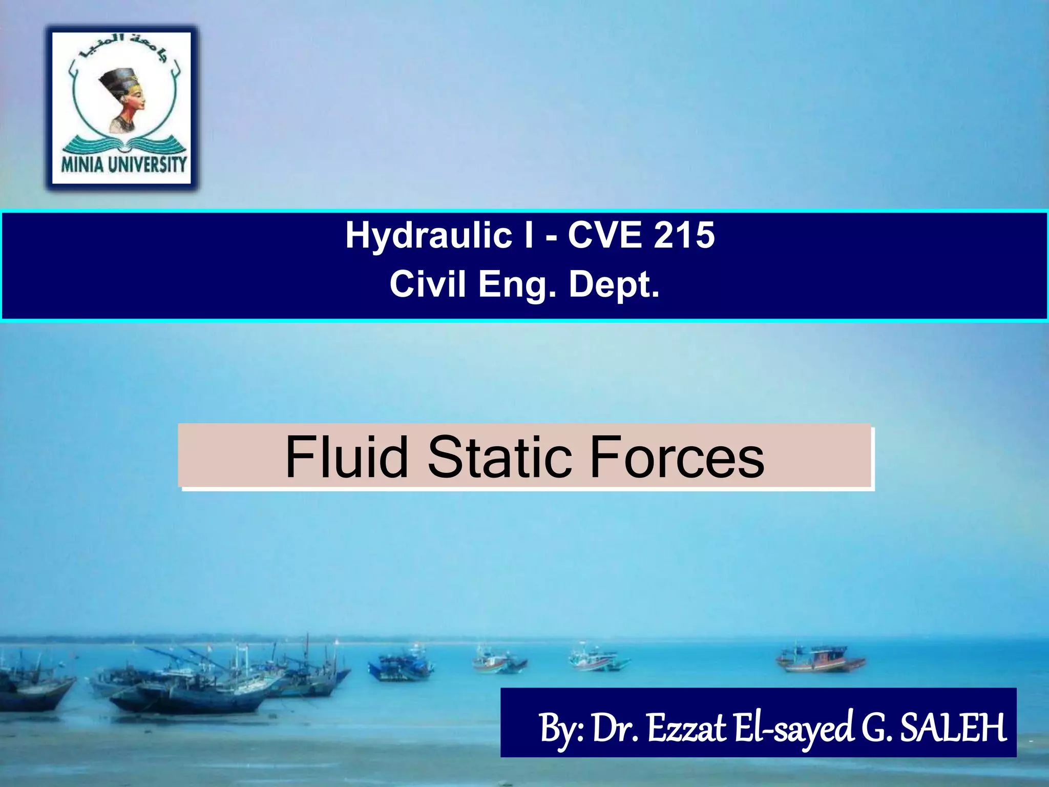 Fluid Static Forces 2 | PPT