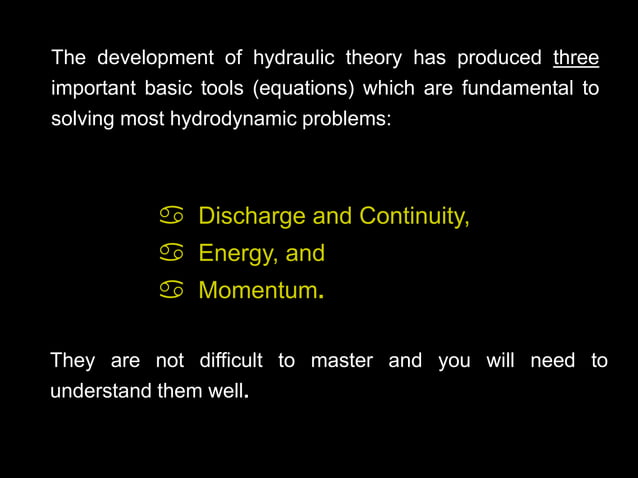 How to draw EGL&HGL | PPT | Physics | Science