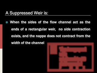 Weirs | PPT
