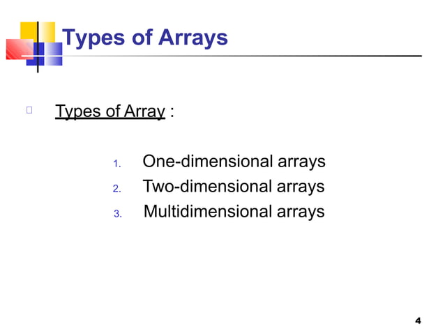 lec 2- array declaration and initialization.pptx lec 2- array declaration and initialization.pptx