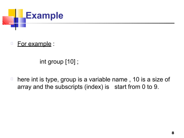 lec 2- array declaration and initialization.pptx lec 2- array declaration and initialization.pptx