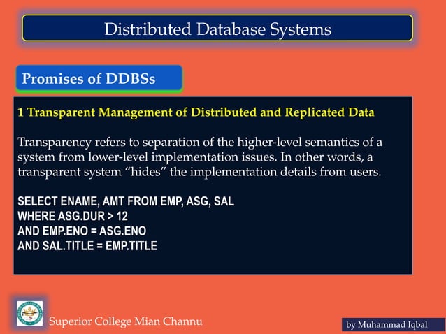 Distributed Database Systems-DDS Promises.pptx