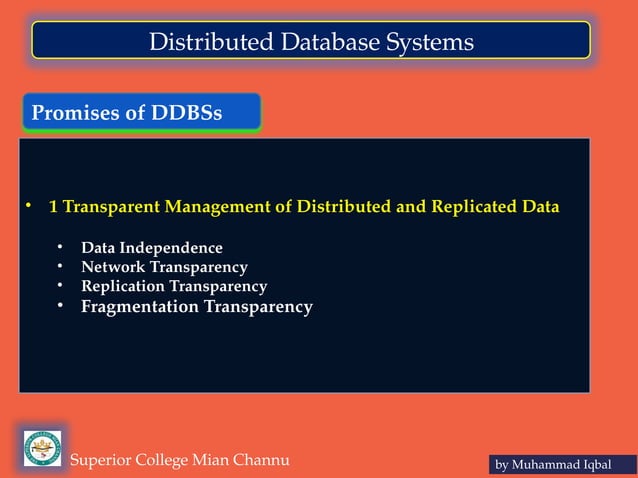 Distributed Database Systems-DDS Promises.pptx