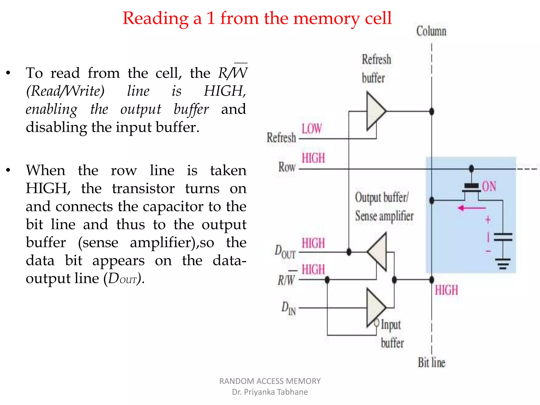 Lec 2 digital electronics - random access memory | PPTX