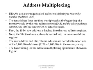 Lec 2 digital electronics - random access memory | PPTX