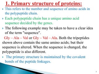 Lec 2 level 3-nu(structure of protein) | PPT