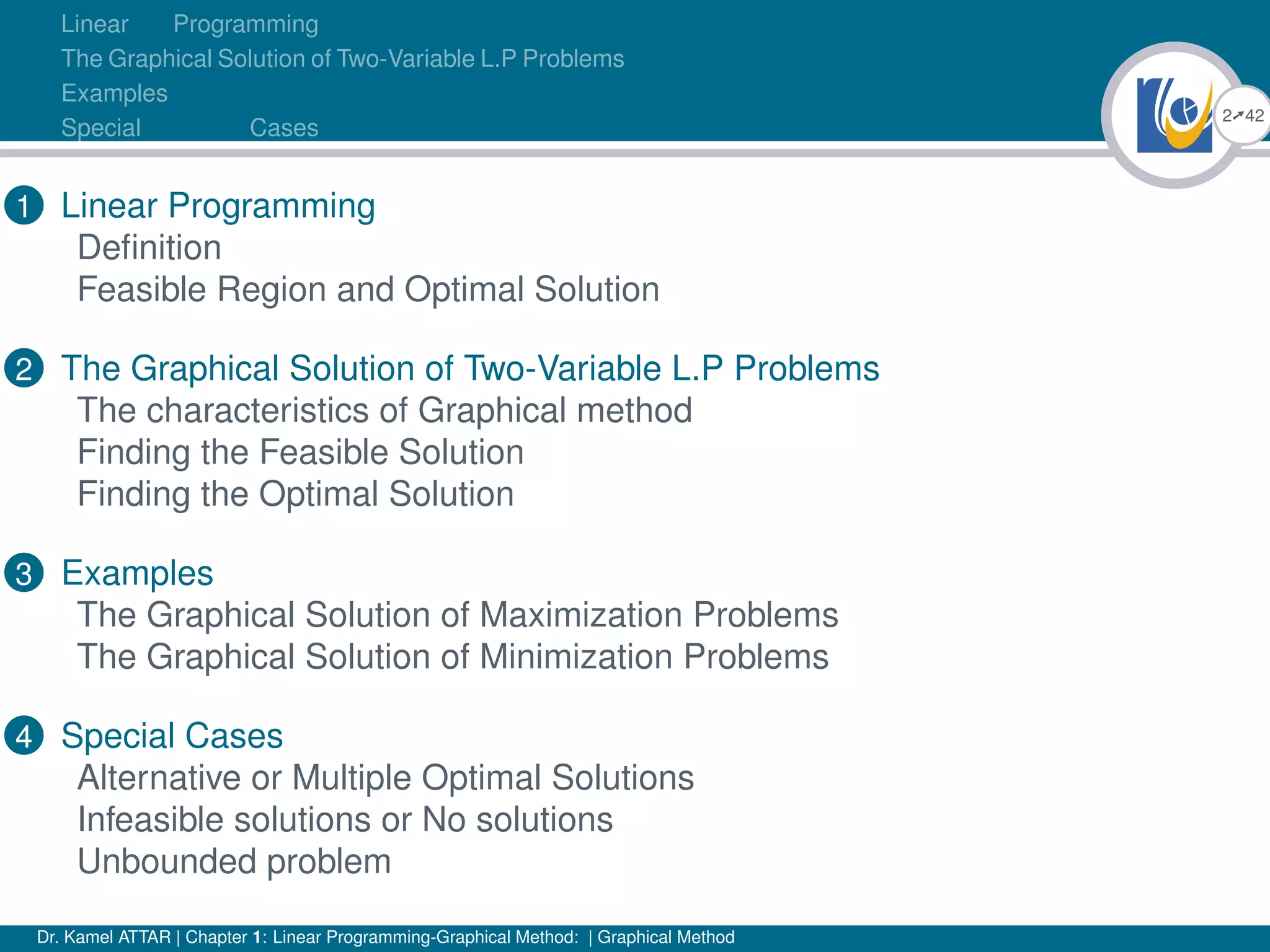 Linear Programming (graphical method) | PPT Linear Programming (graphical method) | PPT