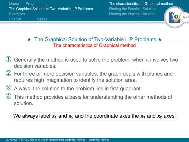 Linear Programming (graphical method) | PPT Linear Programming (graphical method) | PPT