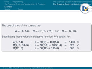 Linear Programming (graphical method) | PDF