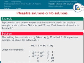 Linear Programming (graphical method) | PDF