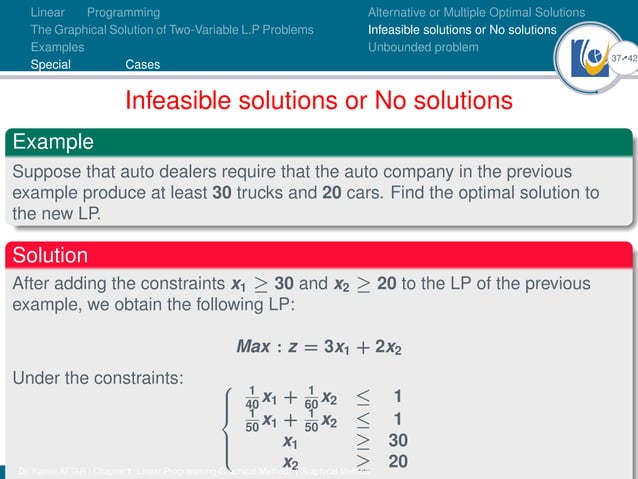 Linear Programming Graphical Method Ppt
